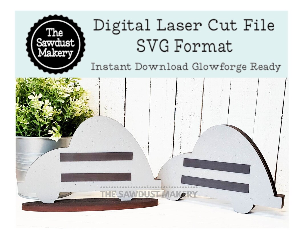 Interchangeable Car Base Svg | Interchangeable Car Starter SVG | Laser ...