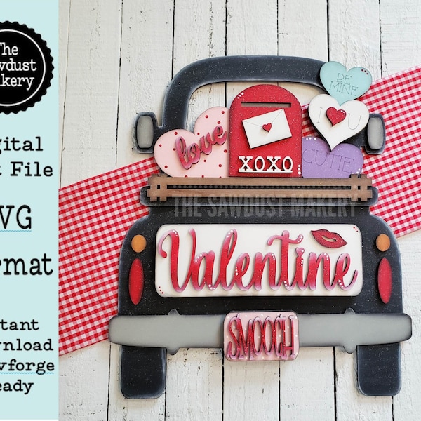 Truck Valentines Day Box - Etsy