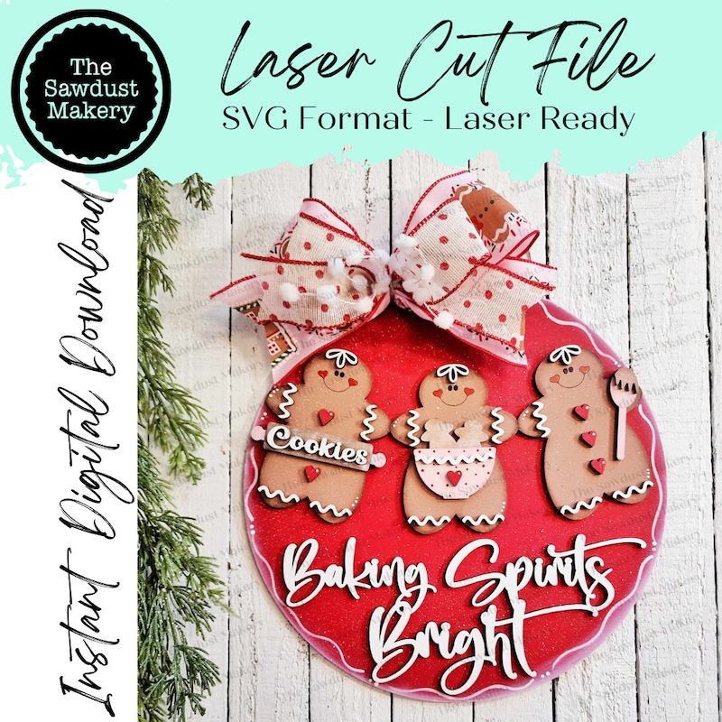 Christmas Ginger Svg - Etsy