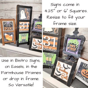 Halloween Sign Bundle Laser Cut File | Farmhouse Interchangeable ...