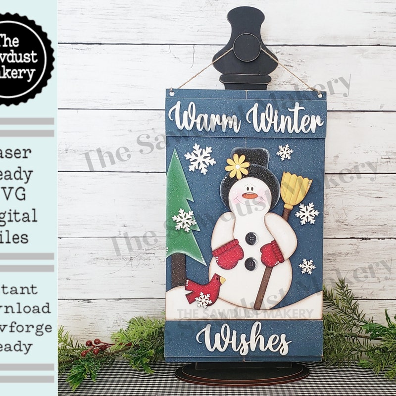 Pallet Snowman - Etsy