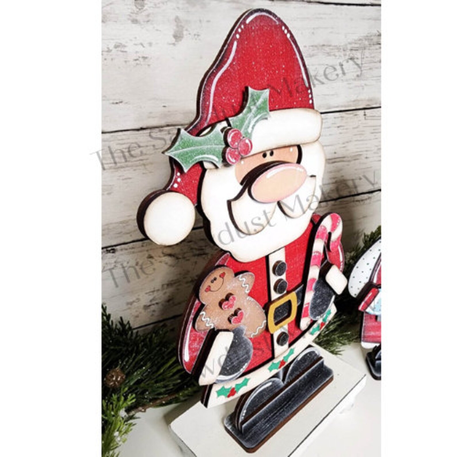 Standing Santa Claus Shelf Sitter SVG File | Laser Cut File | Santa ...