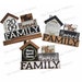 Family House Standing Block SVG File | Laser Cut File | Home Svg ...