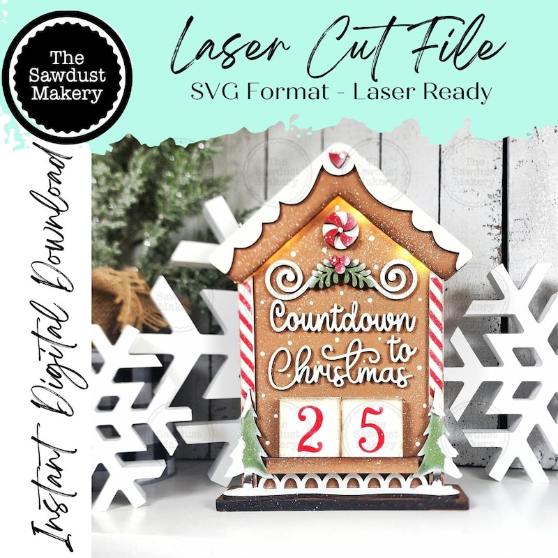 Diy Paper House for Christmas - Etsy