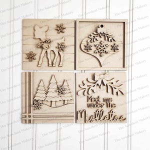 Mistletoe Christmas Sign Laser Cut File | Laser Cut File ...