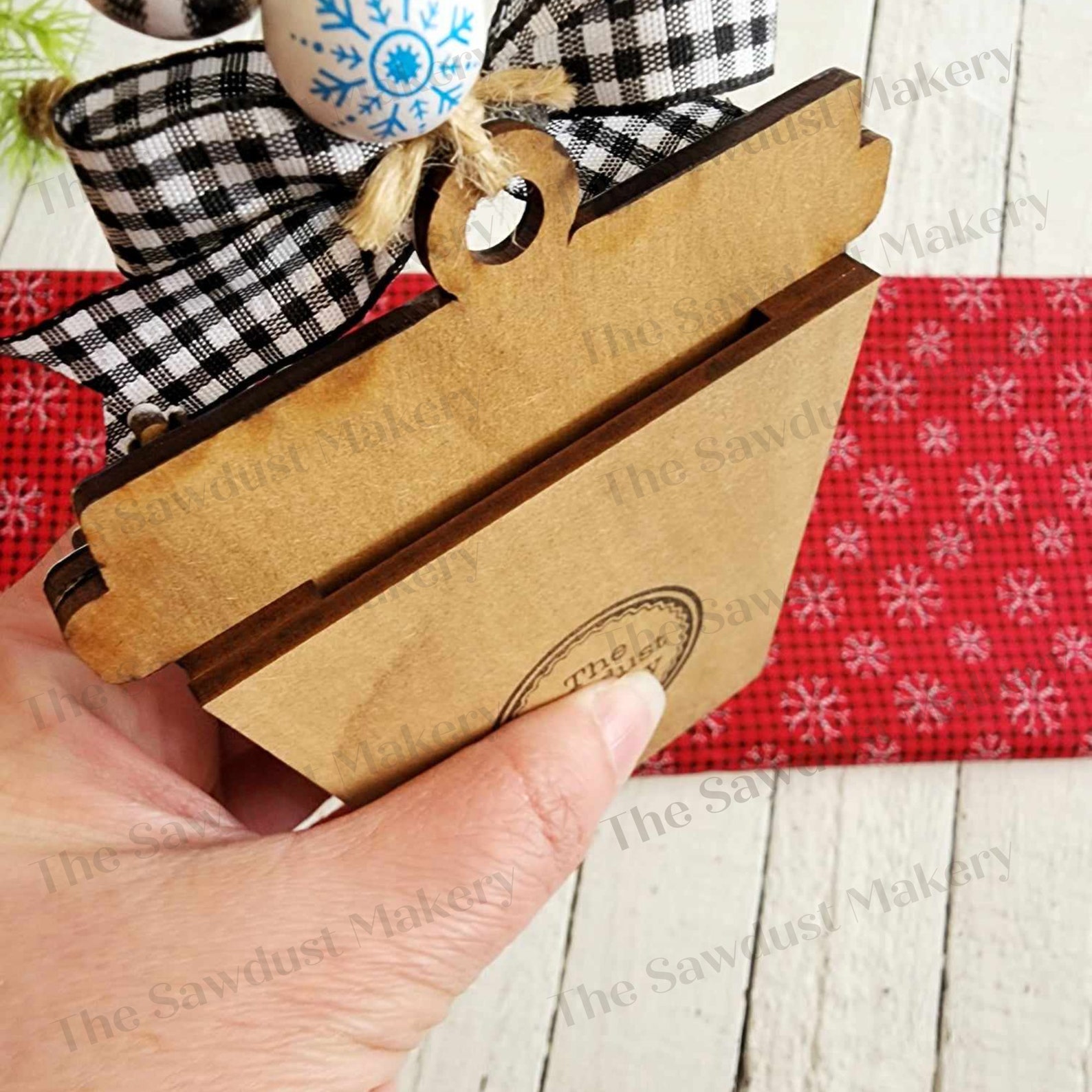 Christmas Latte Cup Ornament Gift Card Holder Laser Cut SVG File Christmas Ornaments Laser SVG ...