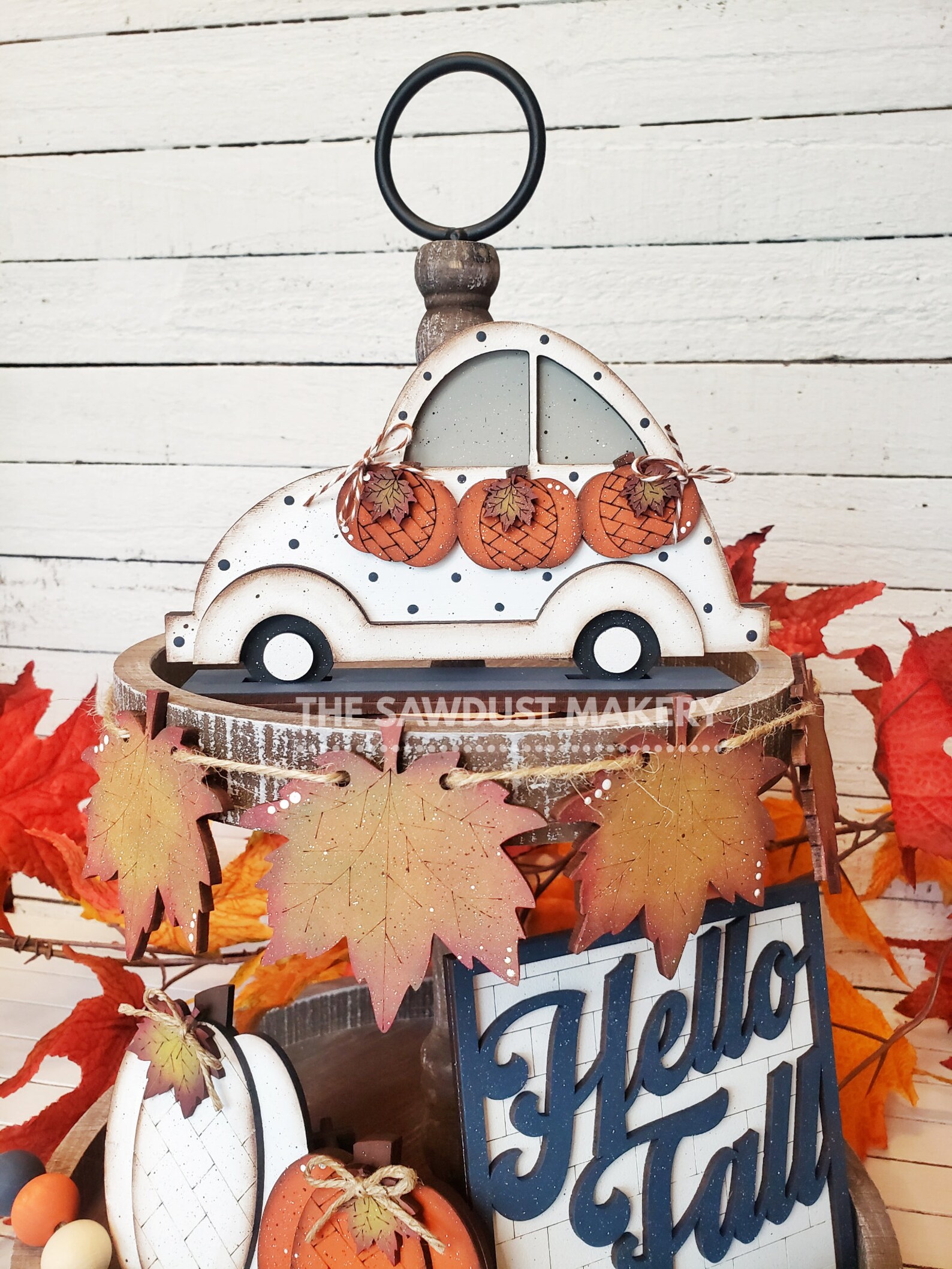 Hello Fall SVG File Laser Cut File Glowforge Hello Fall - Etsy