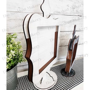 Drop-in Free Standing Sign Holder SVG | Interchangeable Frame SVG ...