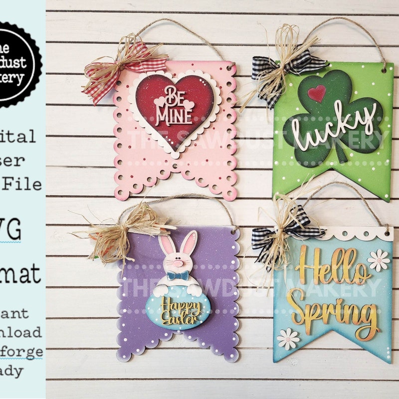Spring Door Hanger - Etsy