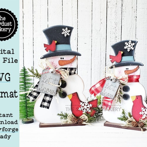 Winter Snow Angel Christmas Ornament SVG File Laser Cut File - Etsy