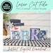 Brrr Word Block SVG | Christmas Word Block SVG | SVG File | Laser Cut ...
