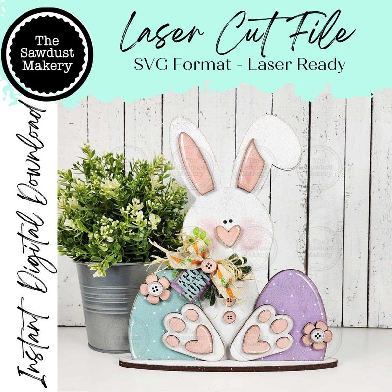 Prim Bunny Shelf Sitter - Etsy
