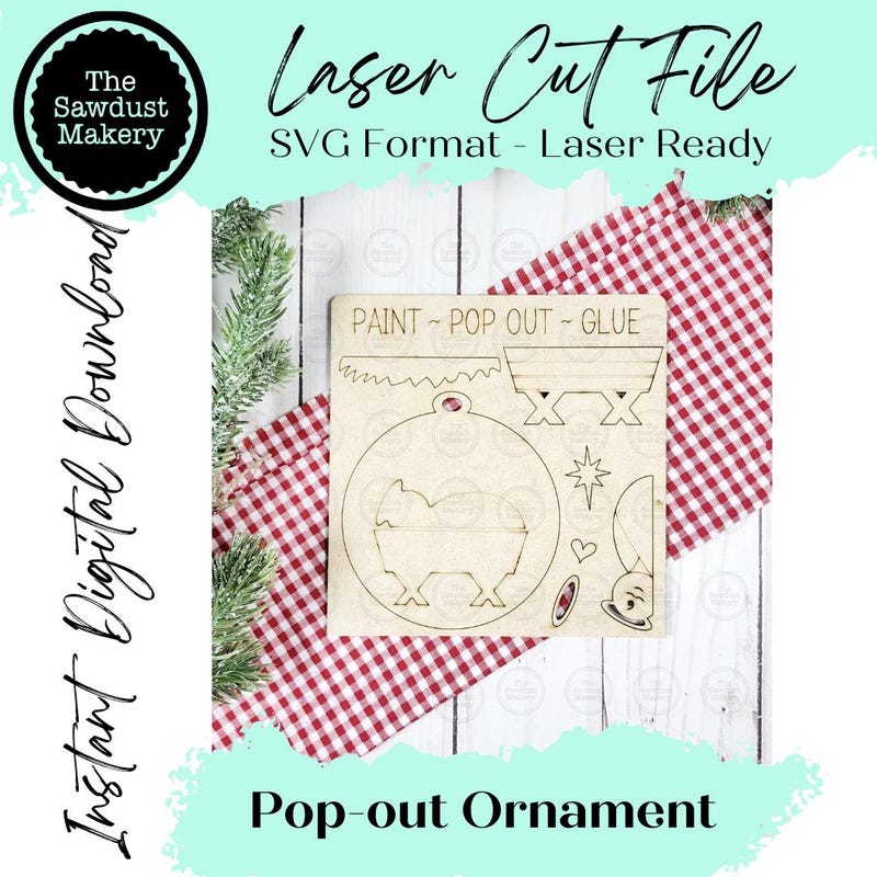 Nativity Card Pop Out - Etsy