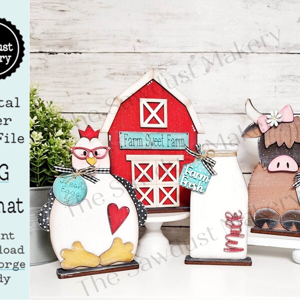 Laser File Highland Cow - Etsy