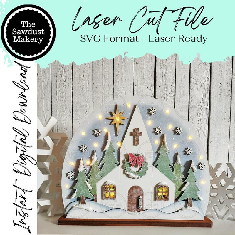 Mantle Light Ornament Svg - Etsy