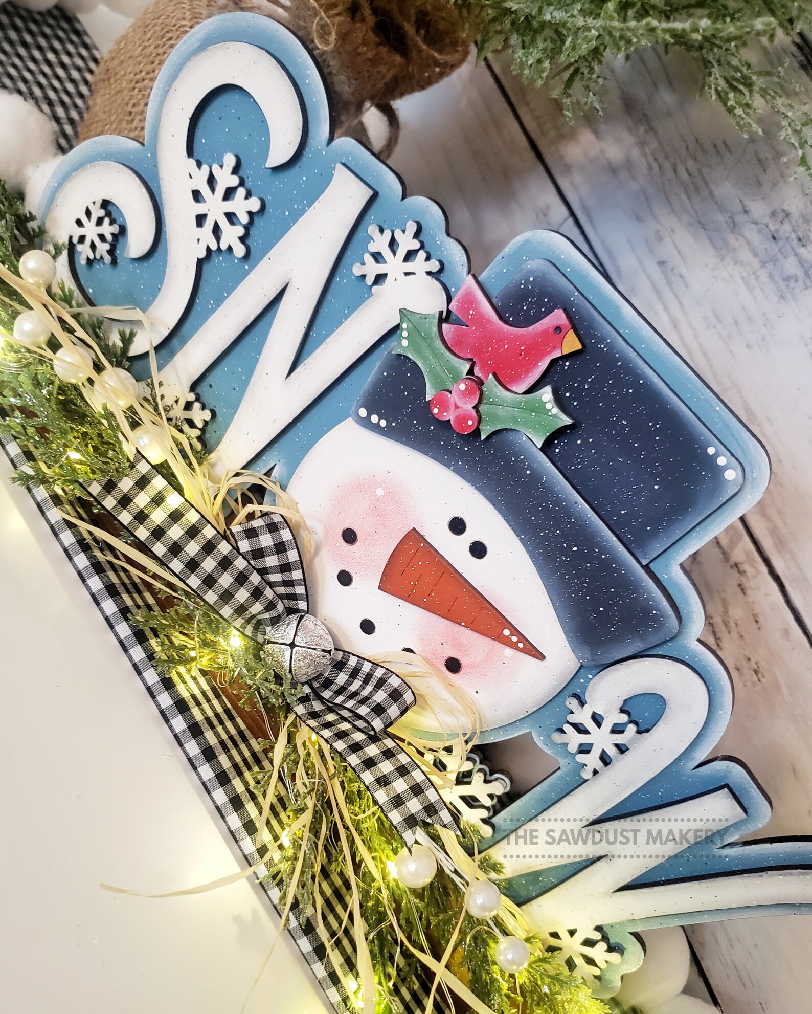 Snow Standing Snowman Shelf Sitter SVG Snowman Laser Cut - Etsy