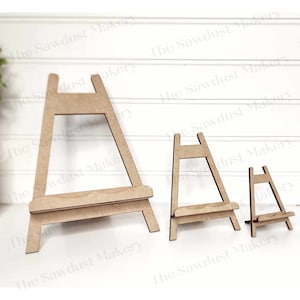 Small Sign Easel Holder SVG | Easel SVG | Laser Cut File | Small Wreath Holder SVG | Home Decor ...