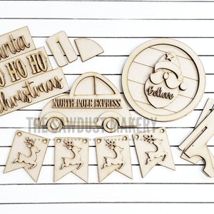 Santa Express SVG File | Laser Cut File | Glowforge | Santa Claus ...