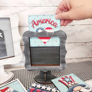 Drop-in Free Standing Sign Holder SVG | Interchangeable Frame SVG ...
