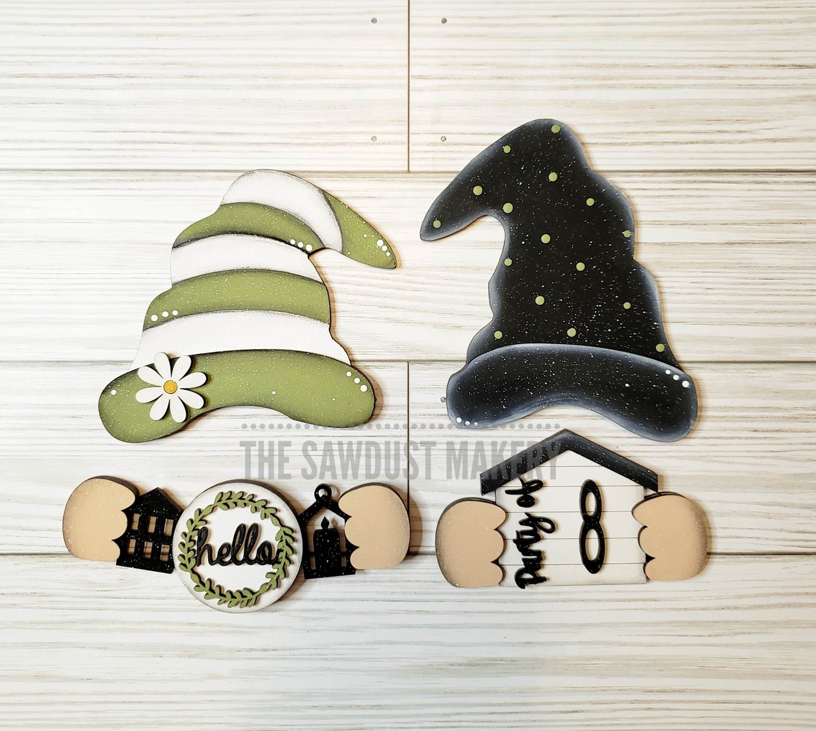 Interchangeable Gnome Boy & Girl Base SVG File | Laser Cut File | Gnome ...