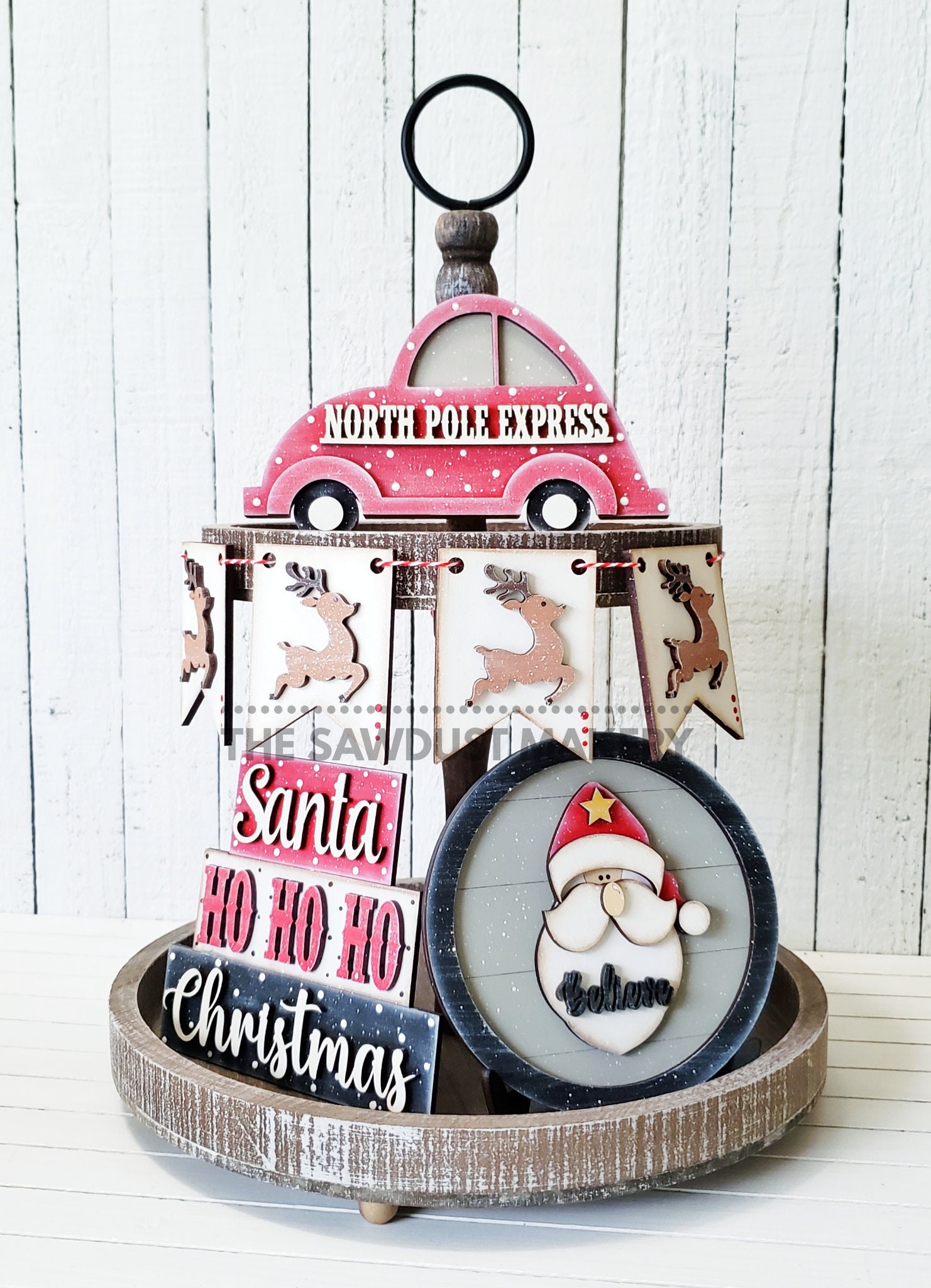 Santa Express SVG File Laser Cut File Glowforge Santa - Etsy