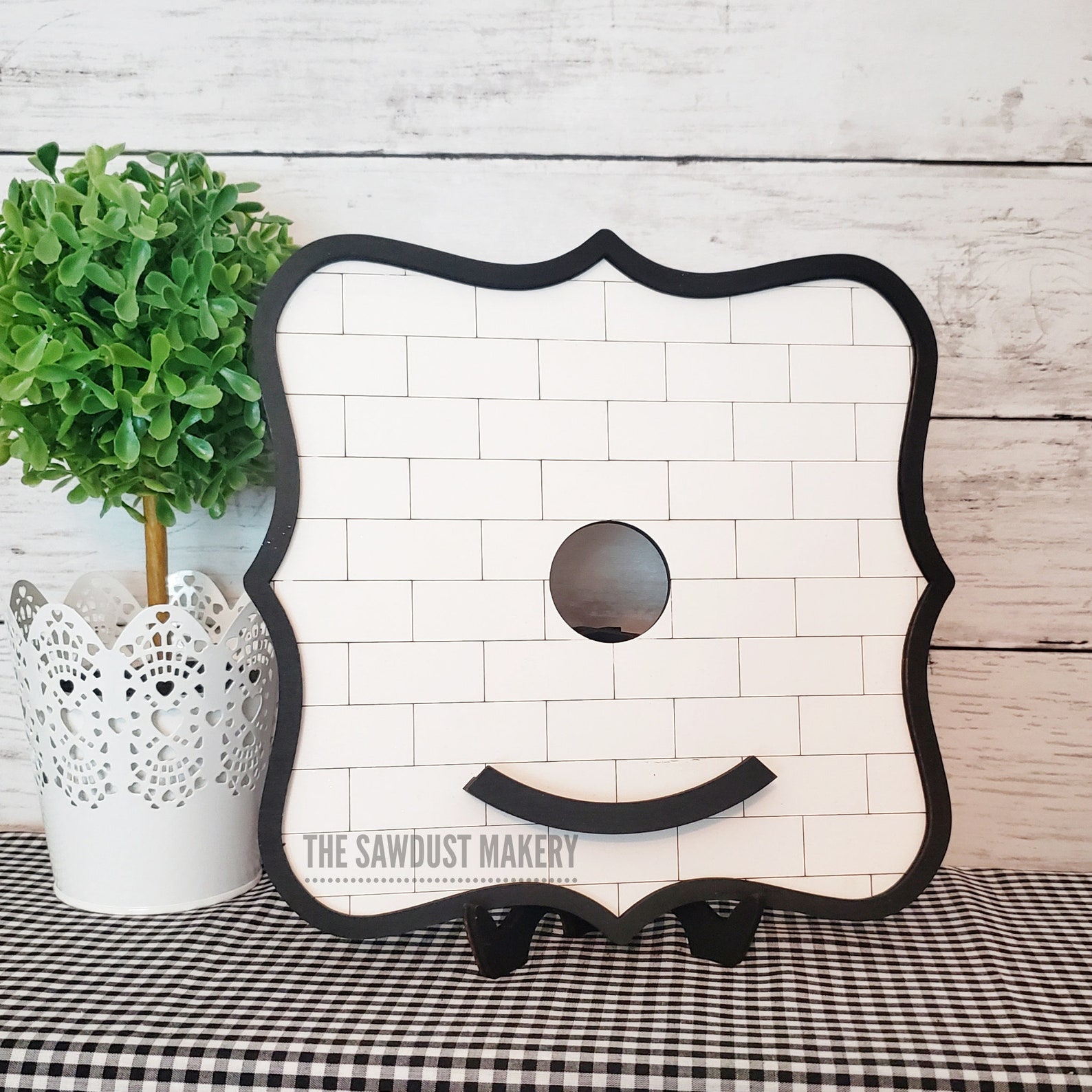 6 Round Interchangeable Sign Holder SVG Subway Frame - Etsy