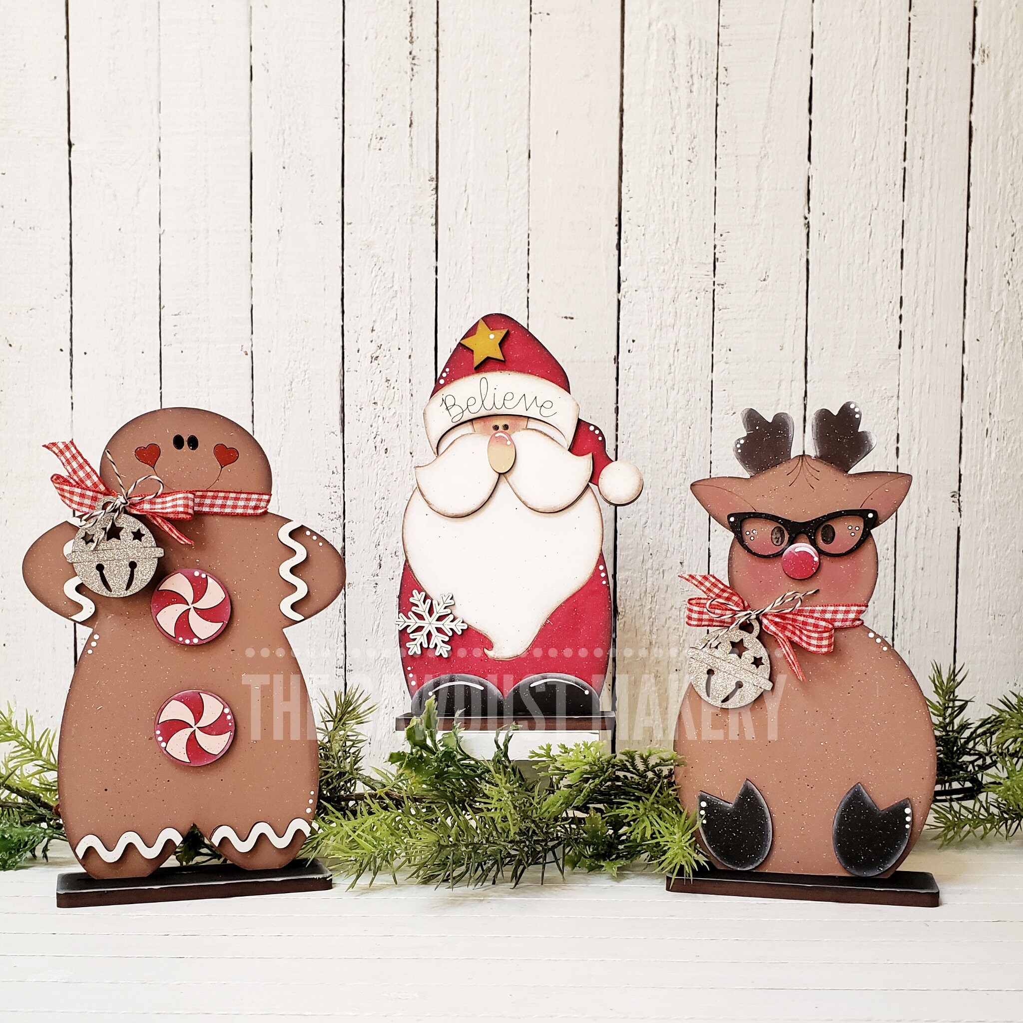 Standing Holiday Christmas SVG File Laser Cut File - Etsy