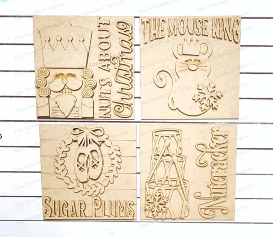 Nutcracker Ballet Christmas Sign Laser Cut File | Laser Cut File ...