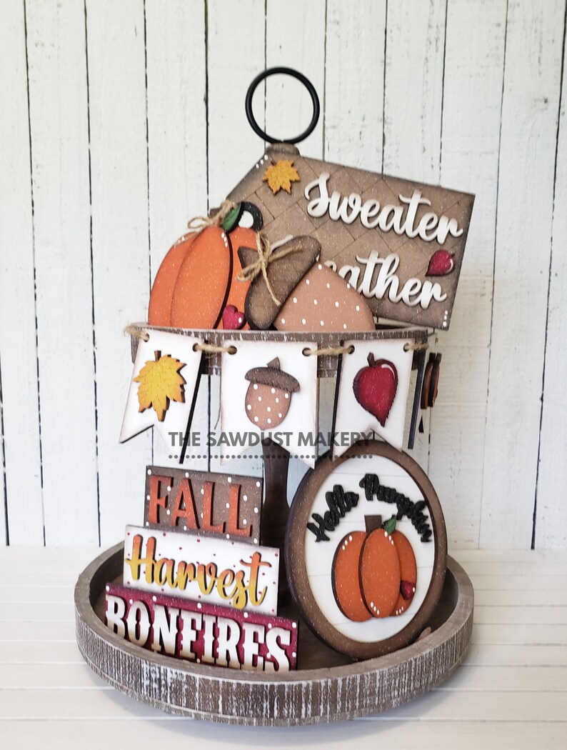 Fall SVG File Laser Cut File Glowforge USA Hello - Etsy