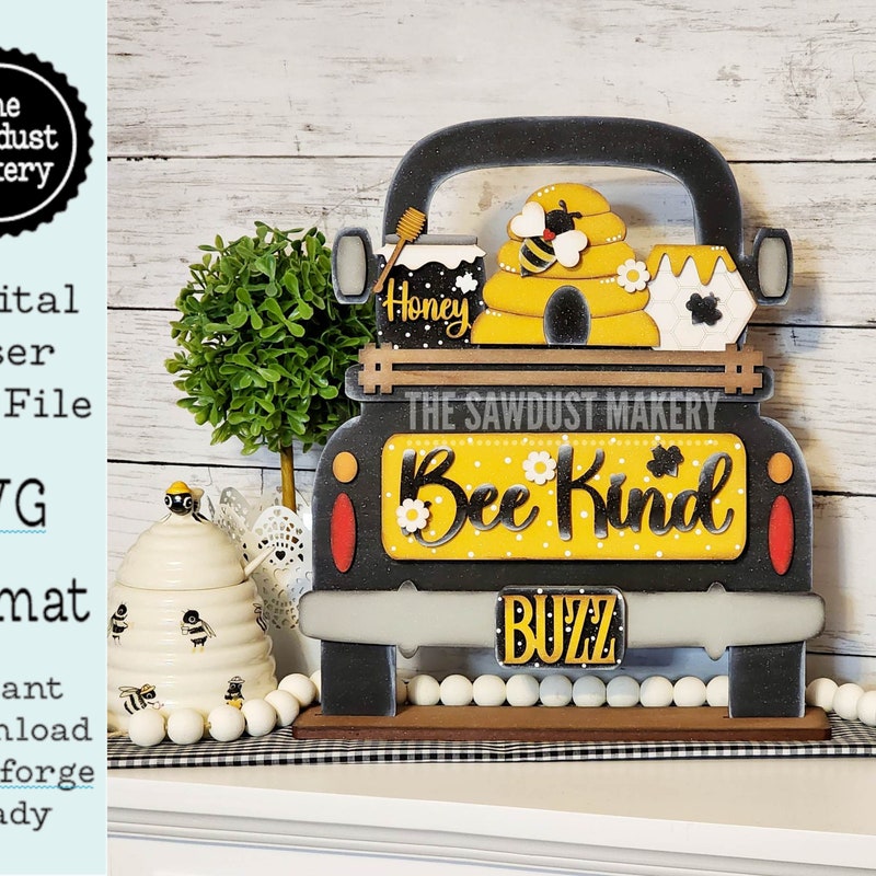 Welcome Bee Stencil - Etsy