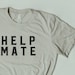 HELP MATE Shirt / Genesis 2:18 / Helpmeet / Helper Fit for Him ...