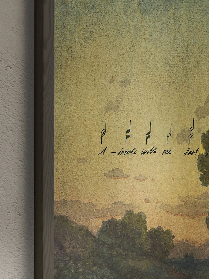 Abide With Me Vintage Art Print / Christian Vintage Fine Art Print ...