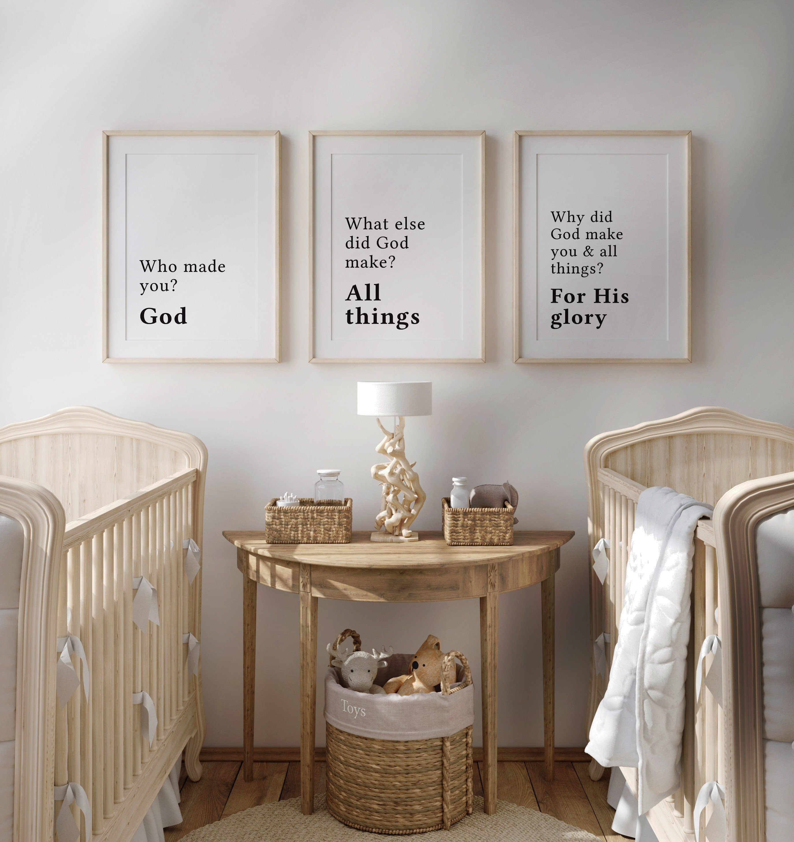 Catechism Question Wall Art / Heidelberg / Westminster / Child Room ...