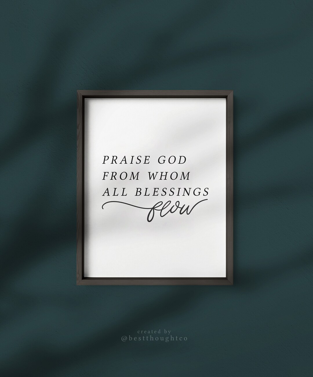 Doxology Print Doxology Praise God From Whom All Blessing Flow