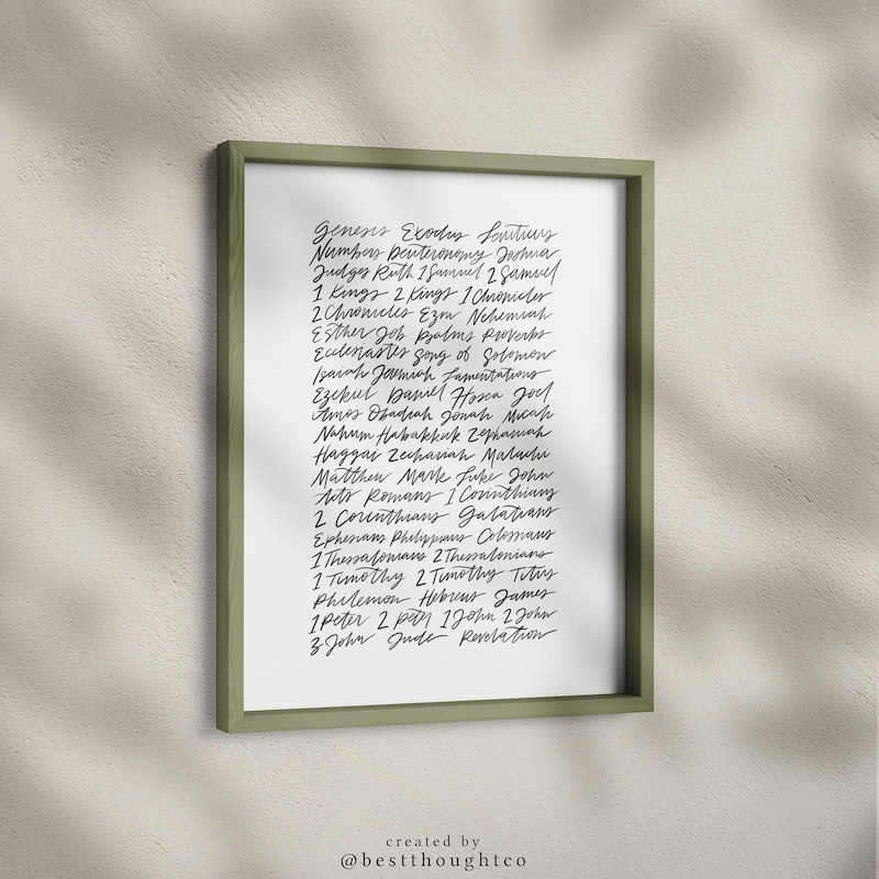 Bible Print - Etsy