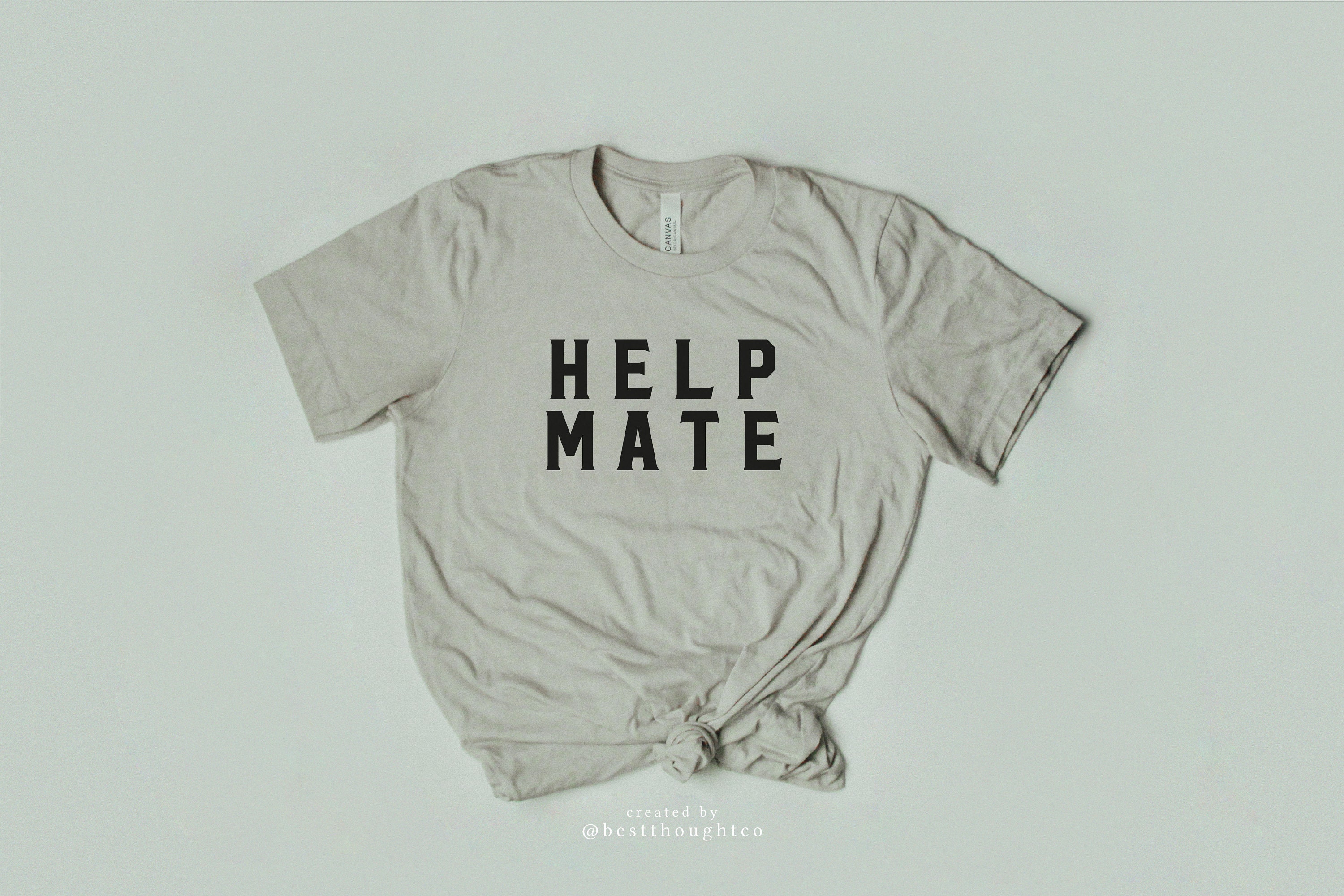 HELP MATE Shirt / Genesis 2:18 / Helpmeet / Helper Fit for Him - Etsy