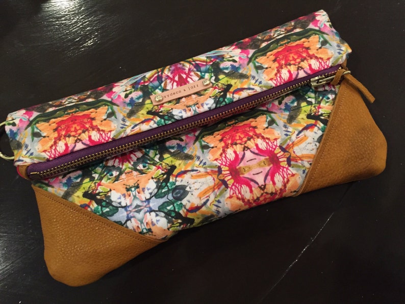 Statement Clutch Abstract Leather Clutch Leather Clutch - Etsy