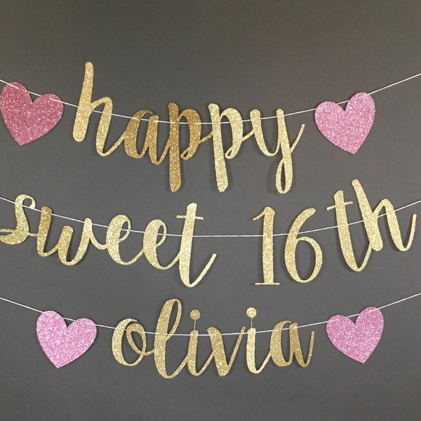 Sweet 16 Sign - Etsy