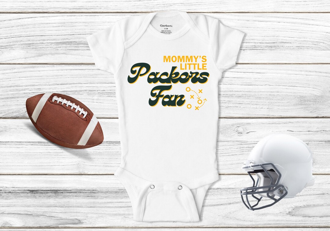 Green Bay Packers Bodysuit, Mommy's Little Packers Fan Outfit, Packers ...