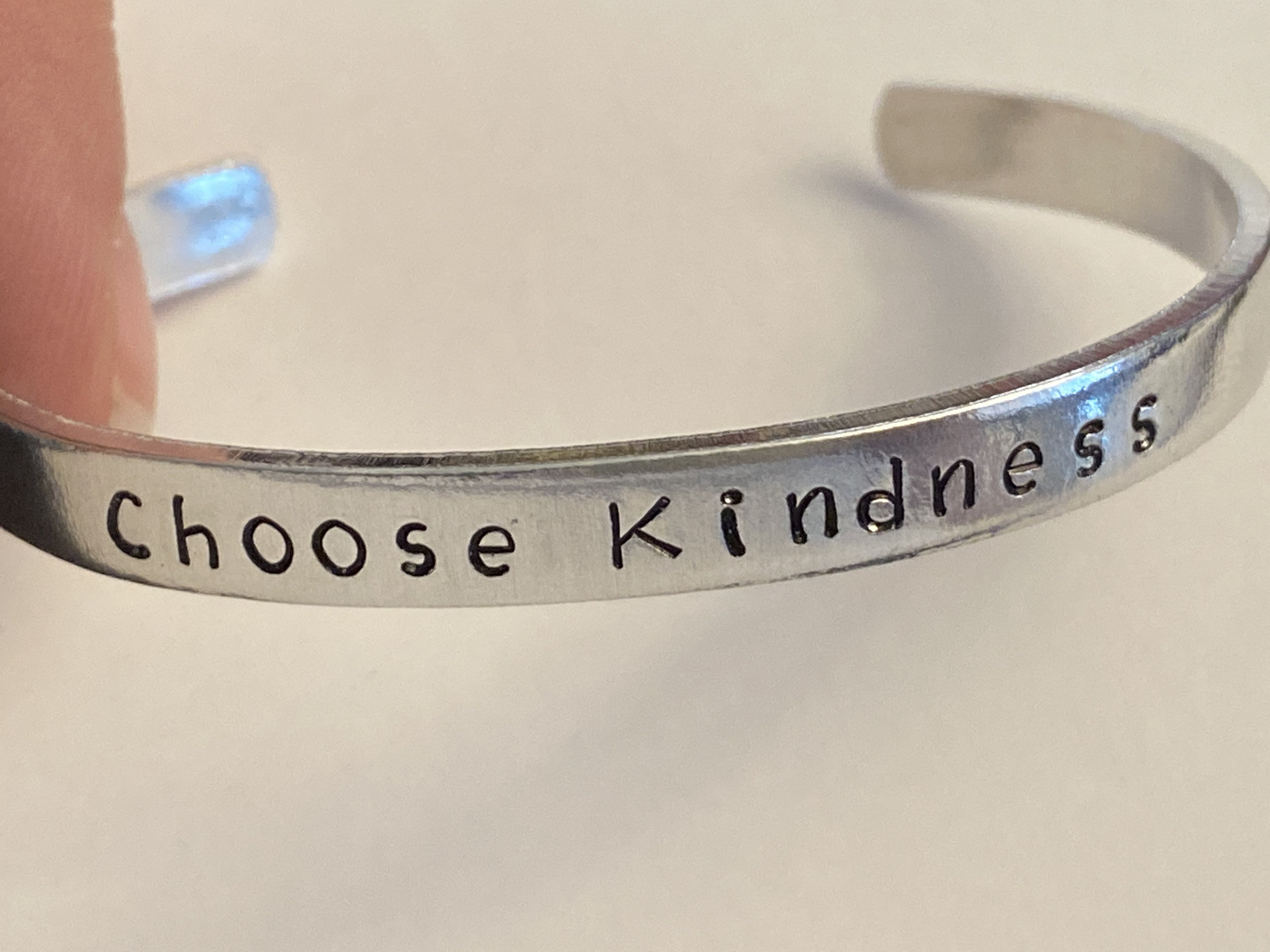 Be Kind Bracelet Stamped Metal Bracelet Special Bracelet | Etsy