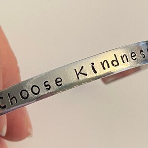 Be Kind Bracelet, Stamped Metal Bracelet, Special Bracelet - Etsy