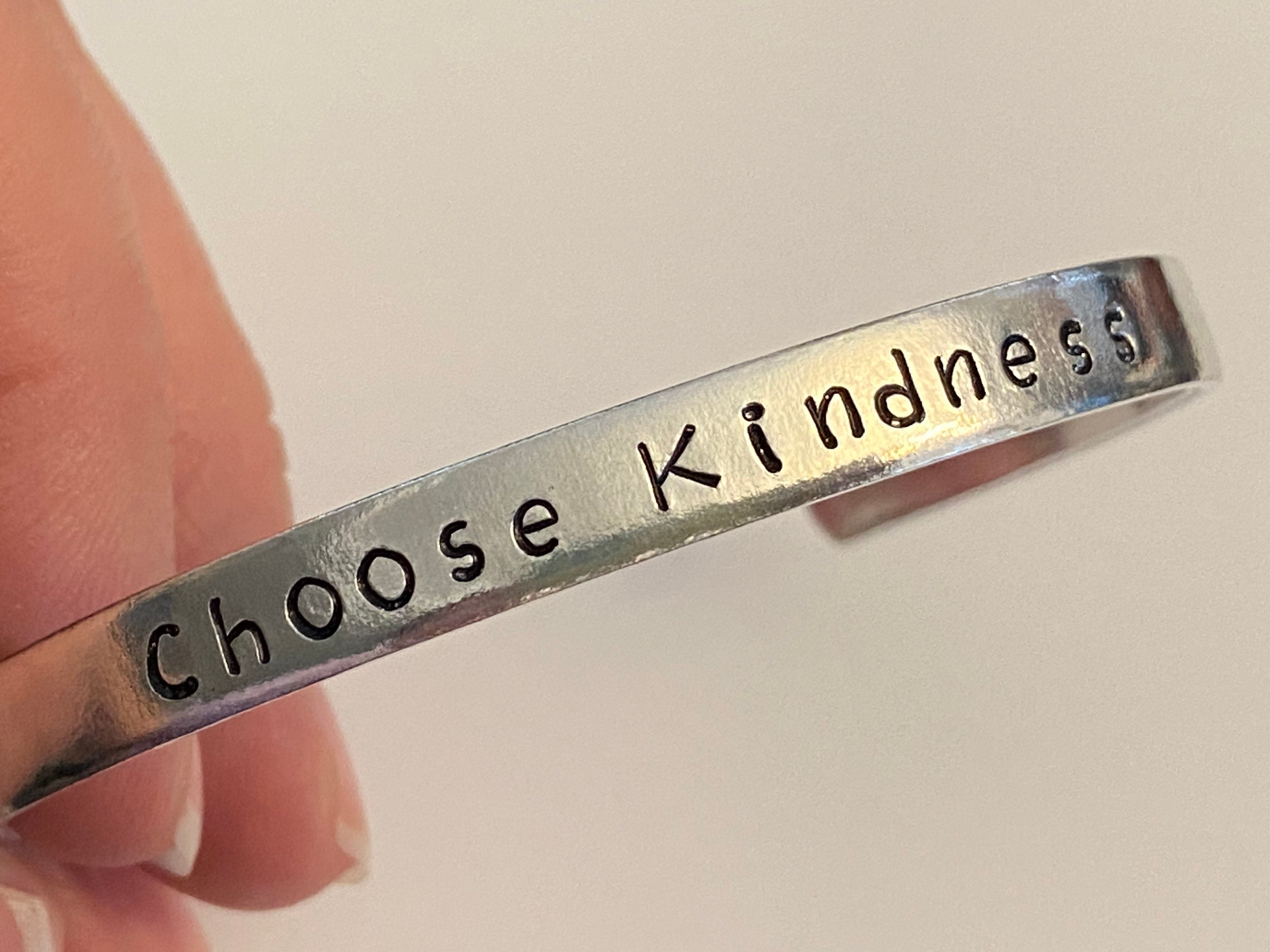 Be Kind Bracelet Stamped Metal Bracelet Special Bracelet | Etsy