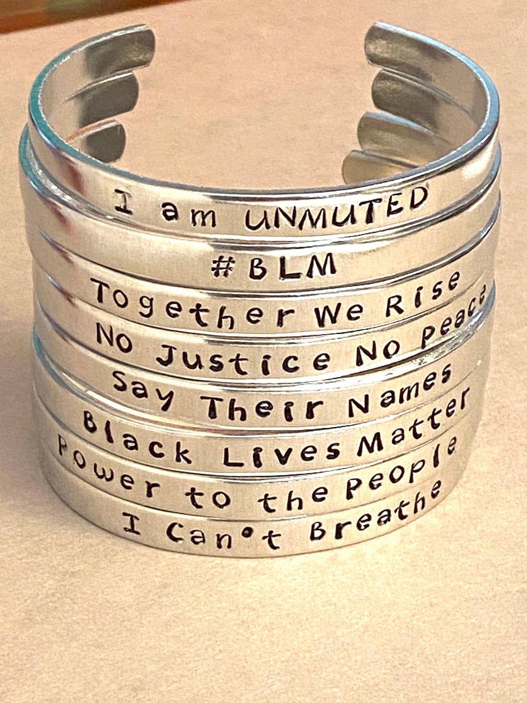 Black Lives Matter Bracelet, BLM #blm Power to the People, Racial ...