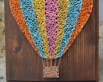 DIY Hot Air Balloon String Art Kit - Etsy