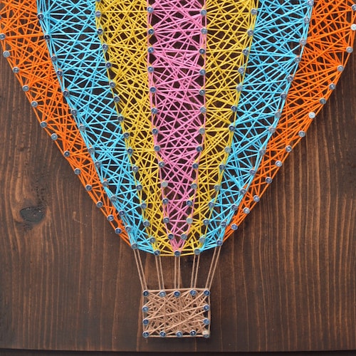 Hot Air Balloon String Art Kit | Etsy
