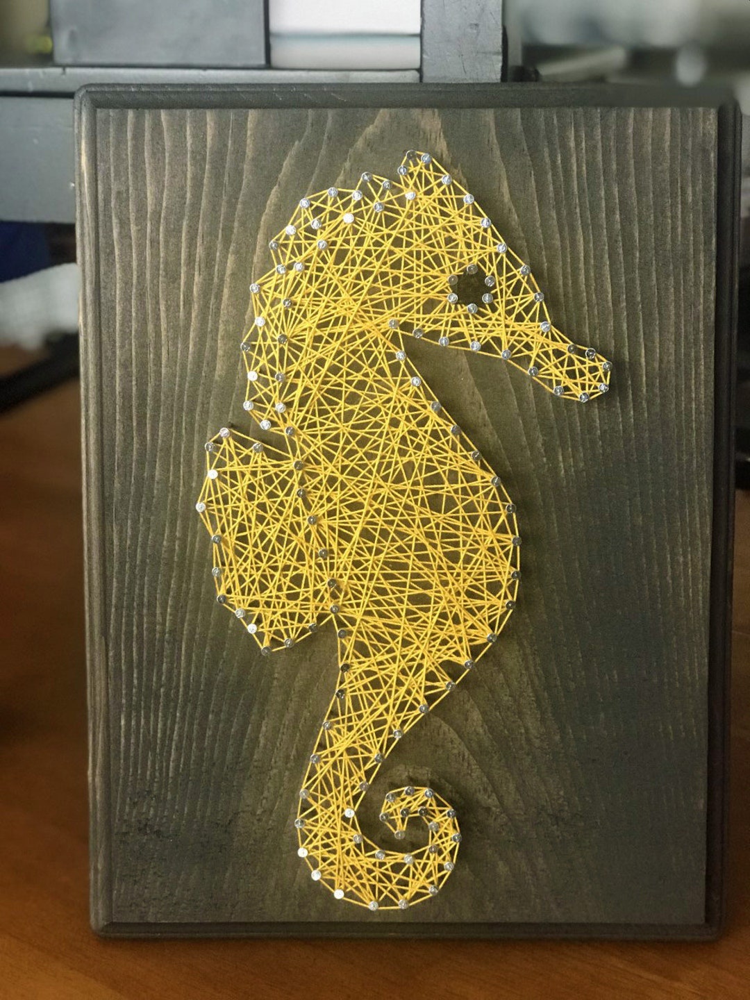 Seahorse String Art Kit - Etsy