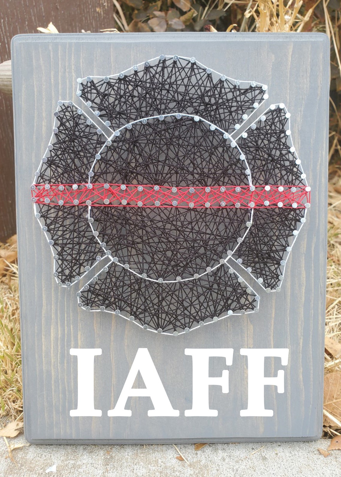 Thin Red Line String Art Kit - Etsy