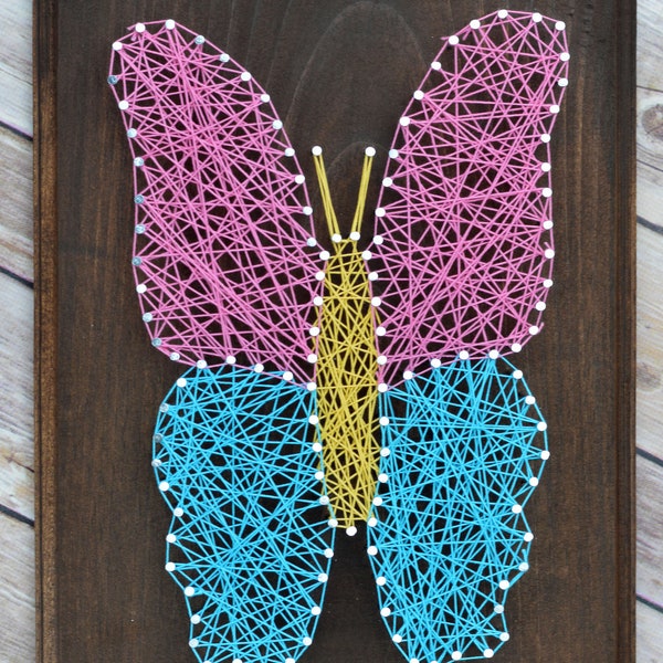 Butterfly String Art - Etsy