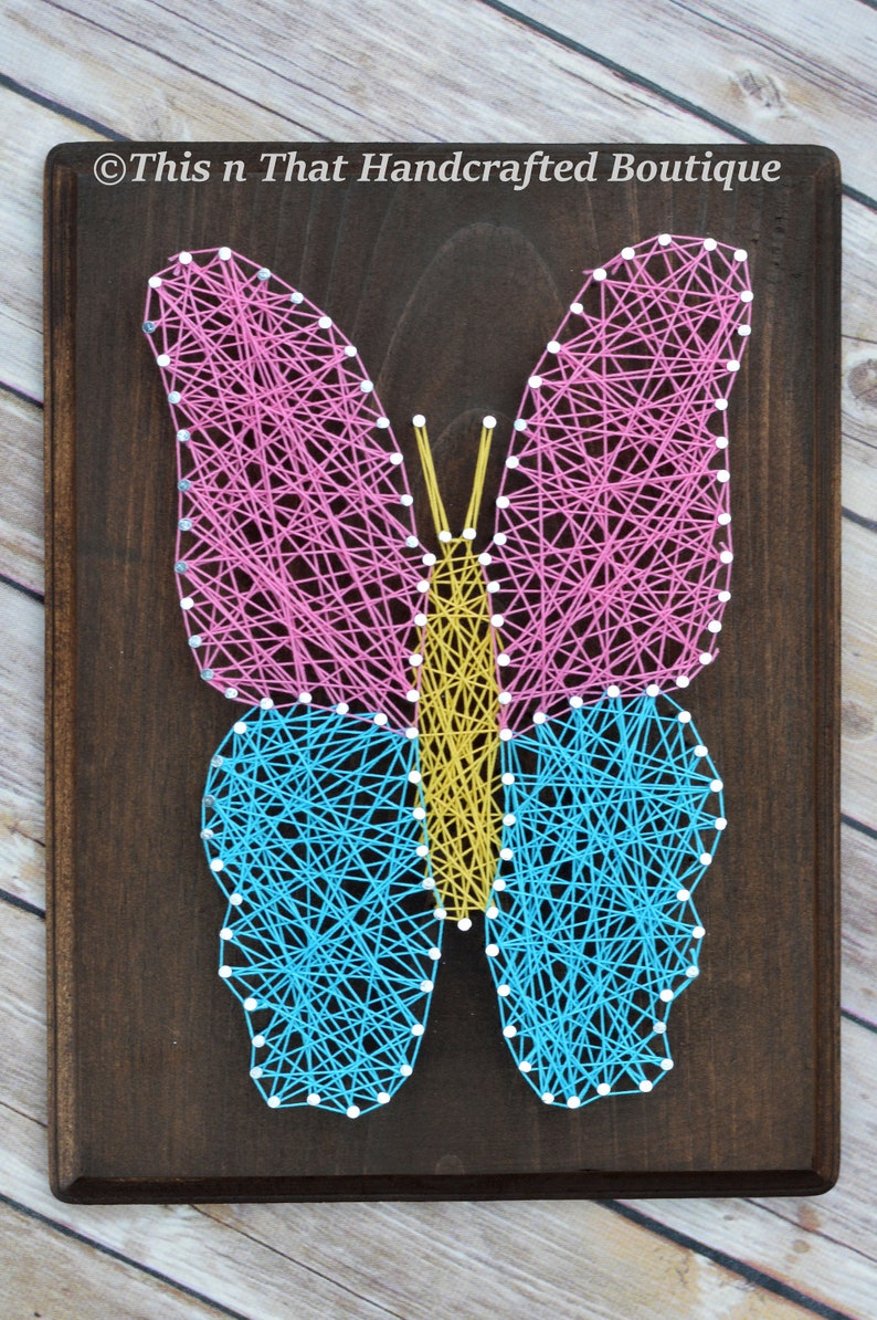 Butterfly String Art Kit - Etsy