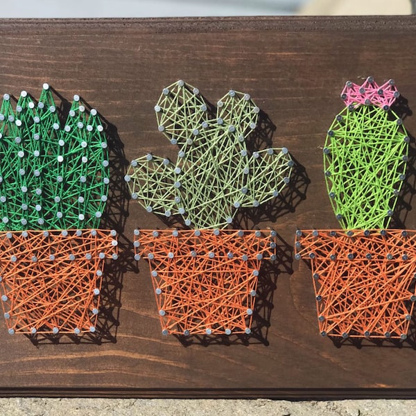 Cactus String Art - Etsy